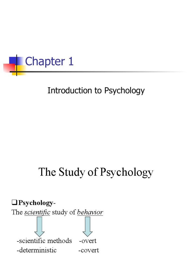 Intro To Psychology | PDF