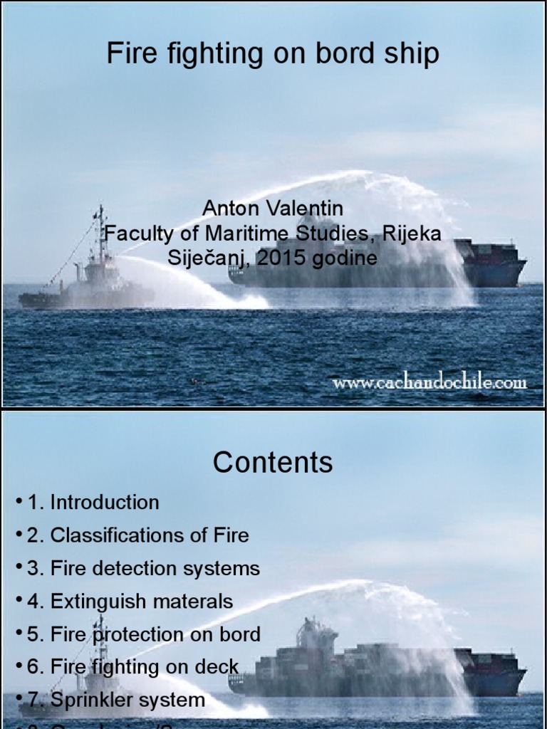 Fire Fighting On Board | PDF