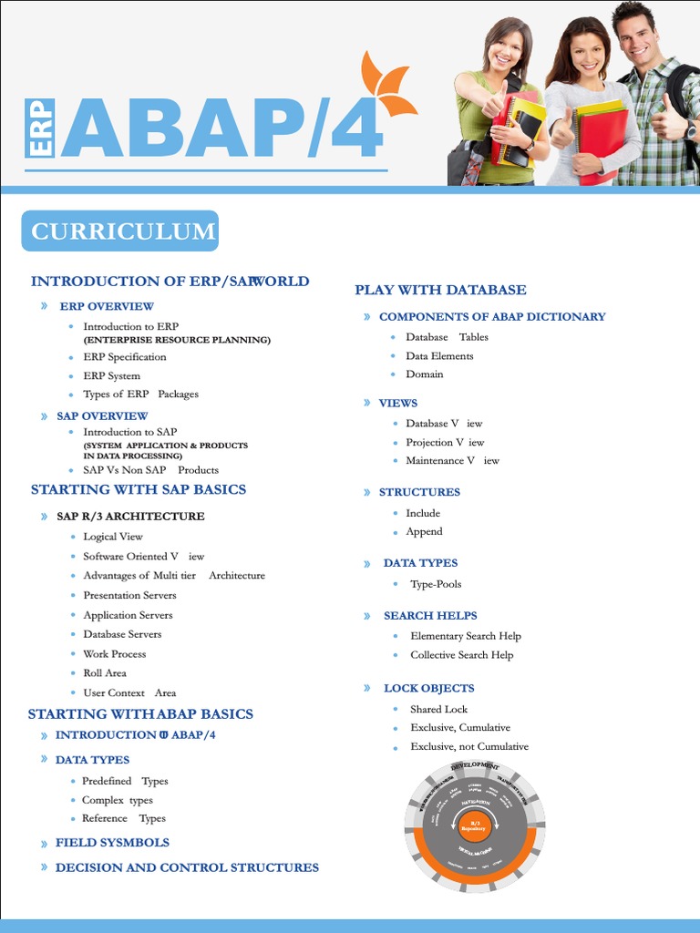 Comprehensive Overview of ABAP/SAP Training Curriculum | PDF | Databases | Software Engineering