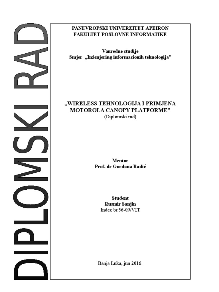 Diplomski Rad | PDF