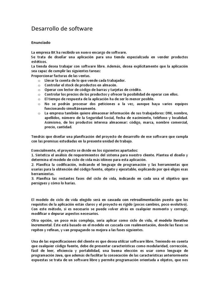 Entorno Desarrollo - Tarea01 Desarrollo de Software | PDF | Proceso de ...