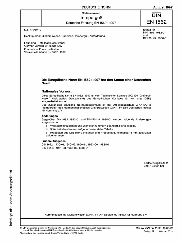 Din en 1562 | PDF