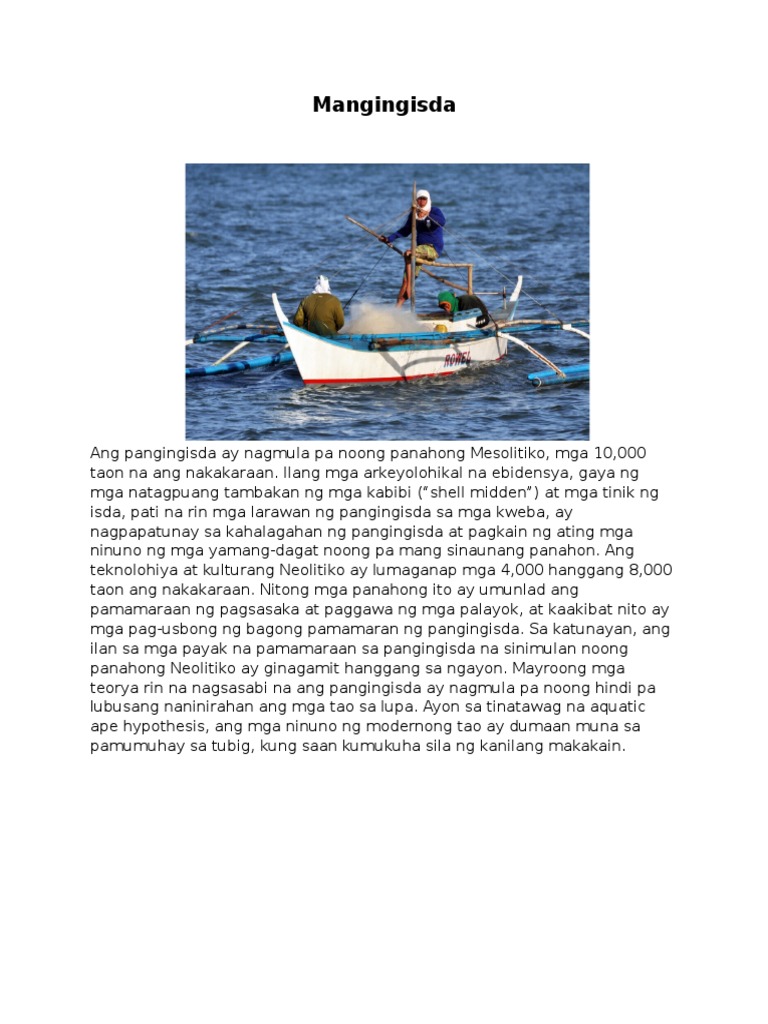 Mangingisda | PDF