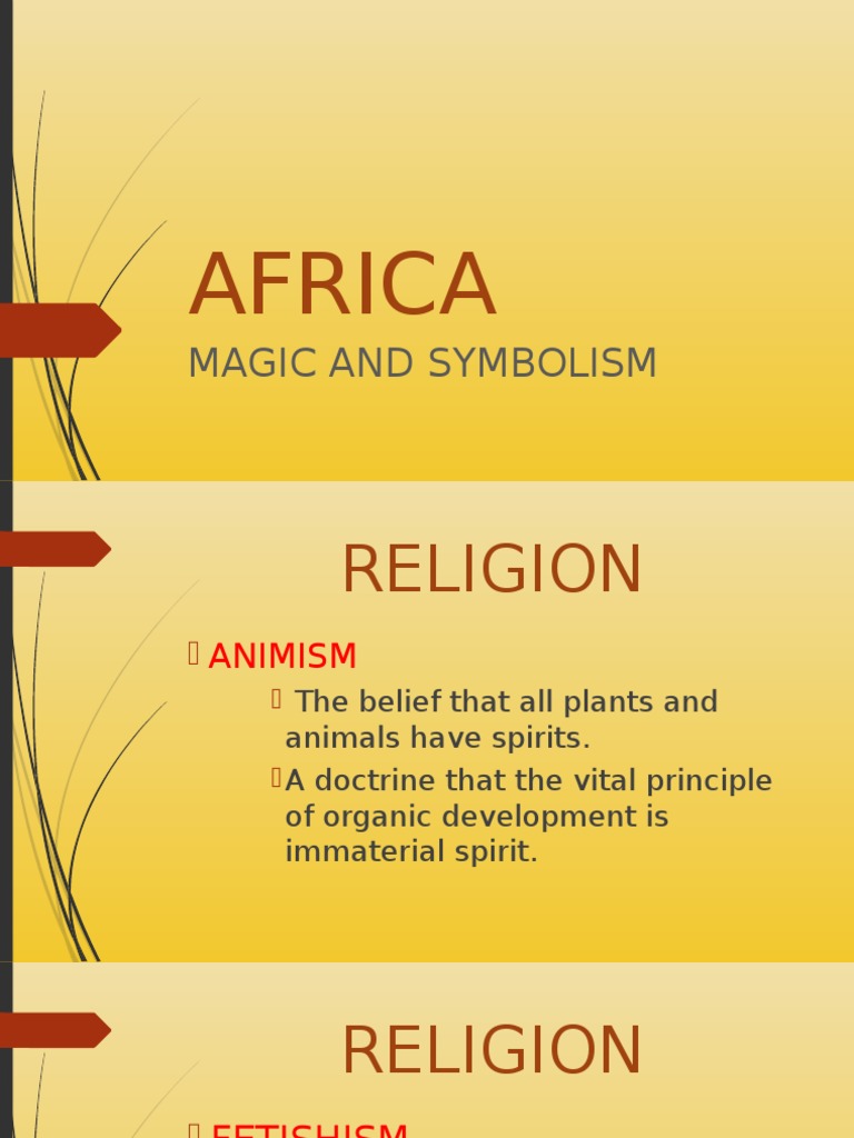 Africa: Magic and Symbolism | PDF | Magic (Paranormal) | God