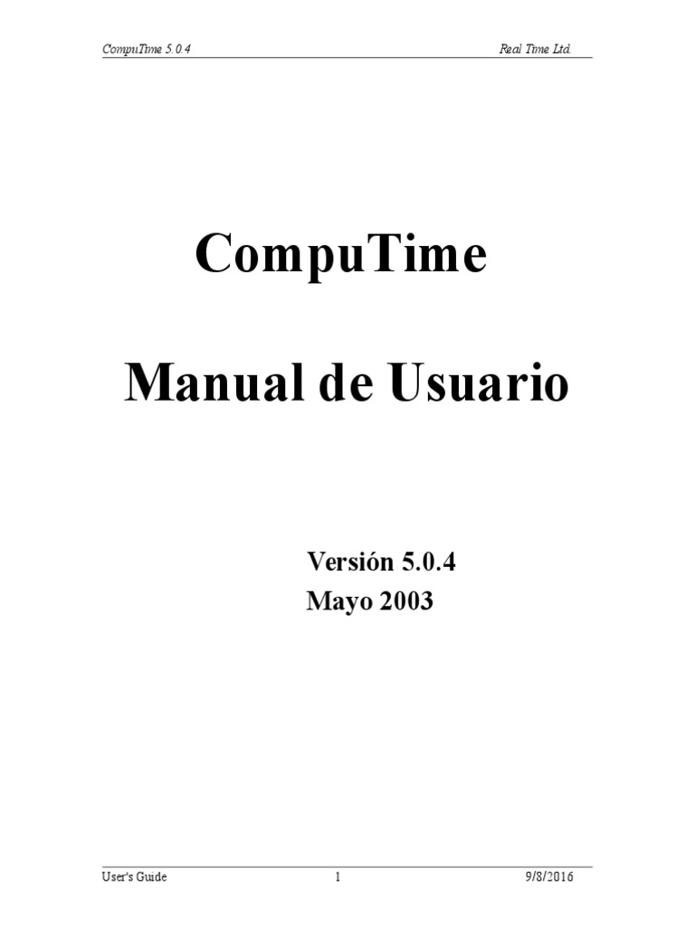 Manual Computime | PDF | Ventana (informática) | Correo electrónico