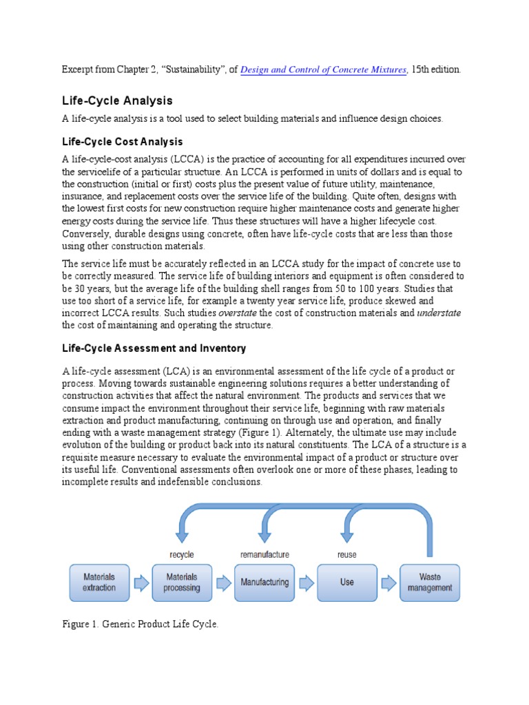 EB001 - LCA For Cement | PDF | Life Cycle Assessment | Natural Environment