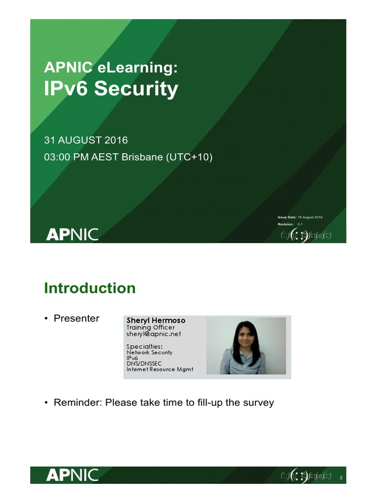 IPv6 Security Handouts | PDF | I Pv6 | Internet Protocols