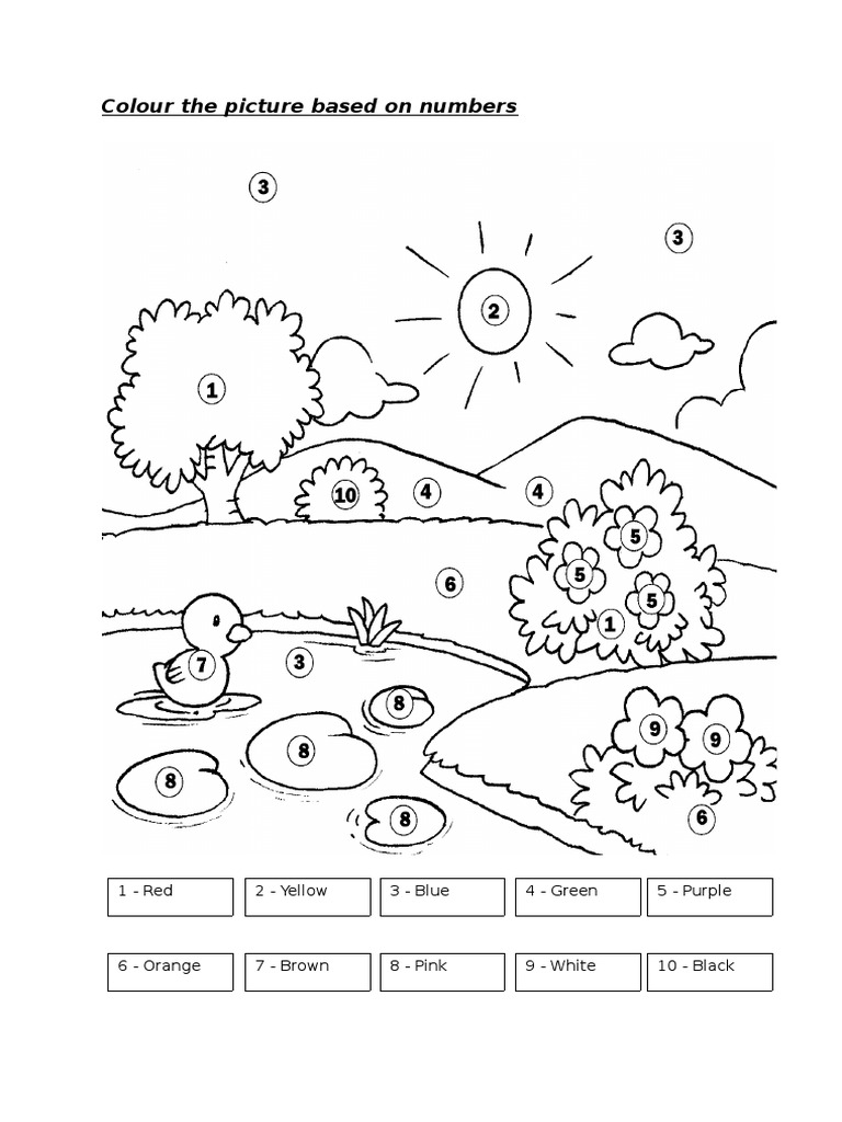 Kids' Color by Number Guide | PDF