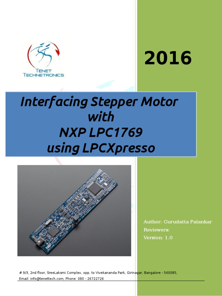 Interfacing Stepper Motor With LPC1769 | PDF | Computer Engineering ...