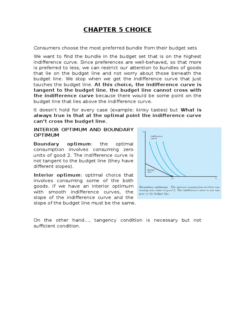 Optimal Consumption Choices in Economics | PDF | Demand Curve | Demand