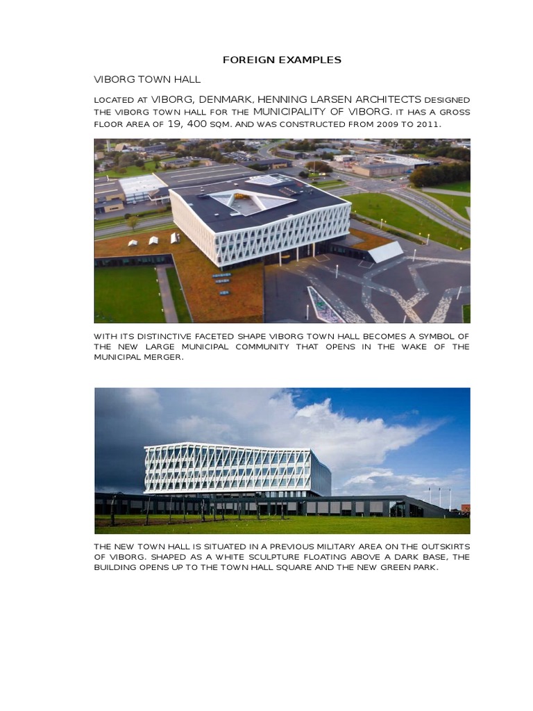 Global Municipal Hall Designs | PDF | Efficient Energy Use | Building