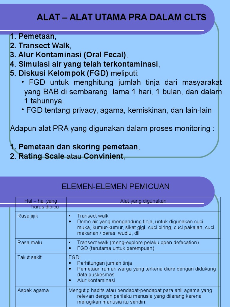 Alat Utama dalam CLTS | PDF | Kesehatan Holistik