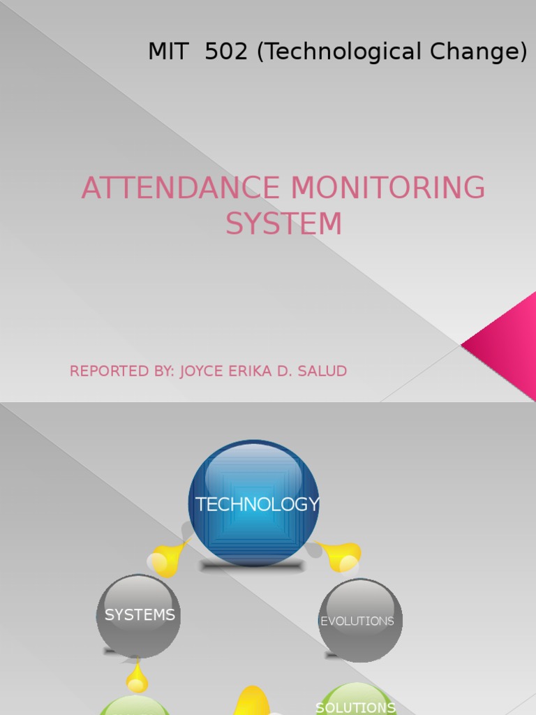 Attendance Monitoring System | PDF | Image Scanner | Biometrics