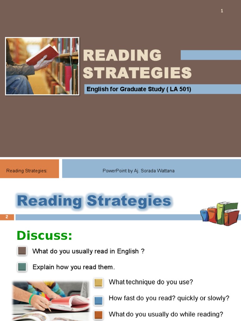 Effective Reading Strategies: Skimming, Scanning and Identifying Main ...