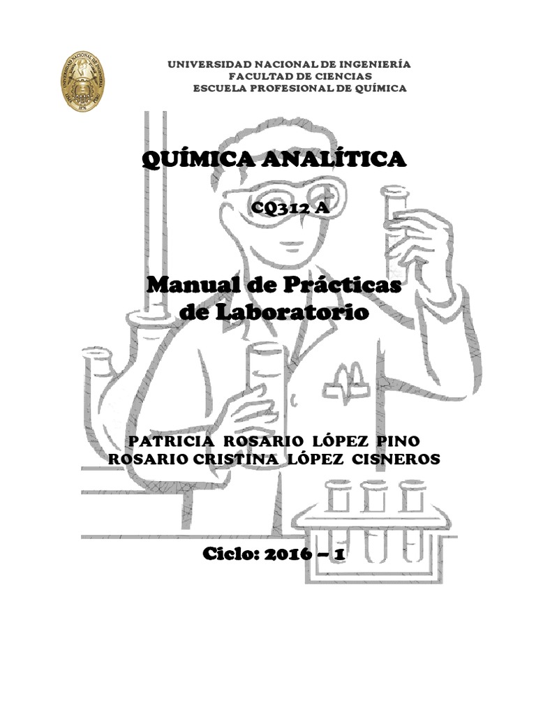 Guía Laboratorio De Química Analítica 2016 1 Titulación Ácido
