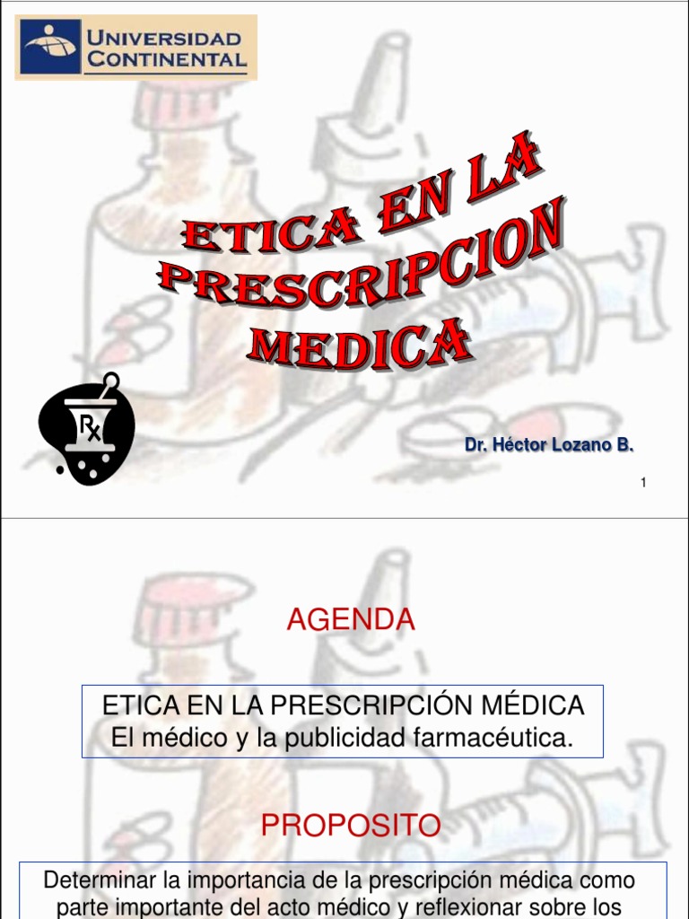 Prescripcion Medica | PDF | Medicamentos con receta | Prescripción médica