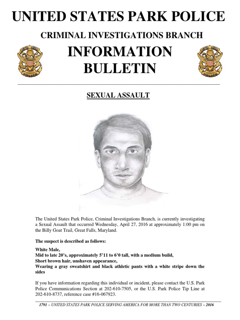 United States Park Police Information Bulletin: Criminal Investigations ...