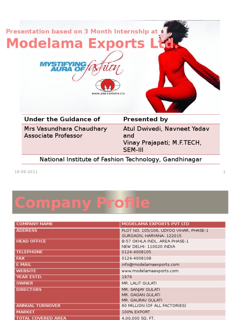Modelama Exports Company Overview | PDF | Packaging And Labeling ...