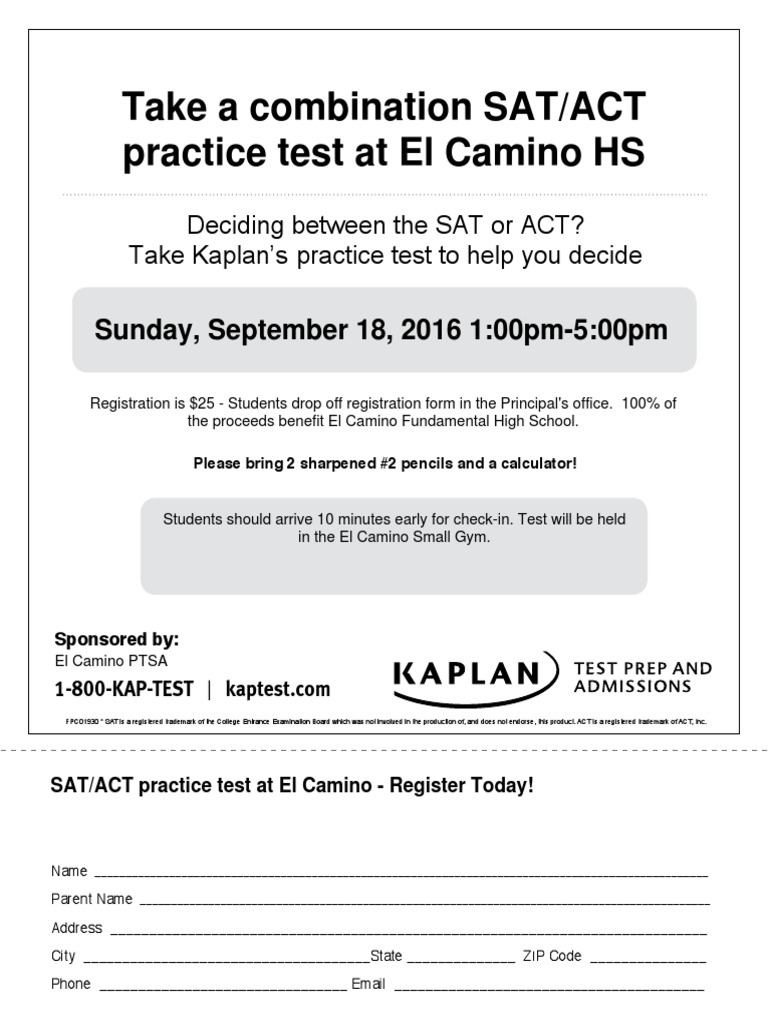 ECHS Combo Test Flyer | PDF | Career & Growth | Business