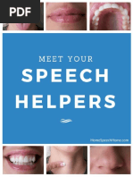 Oral Motor Exercises for Speech Therapy | PDF | Tongue | Mouth