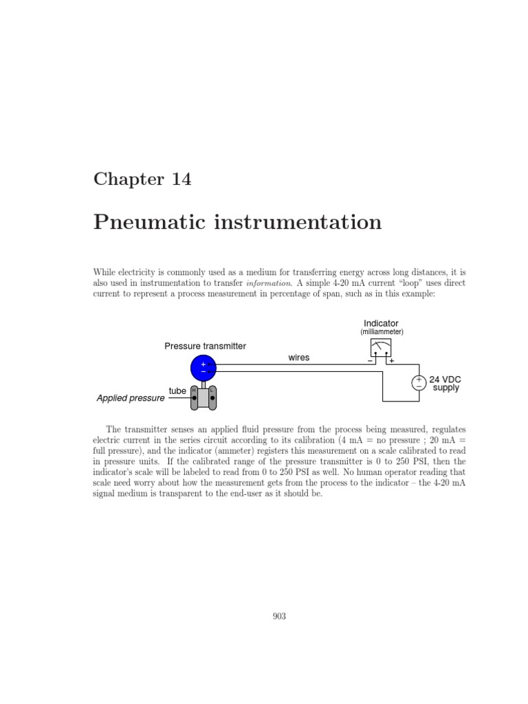 Pneumatic Instrumentation | PDF