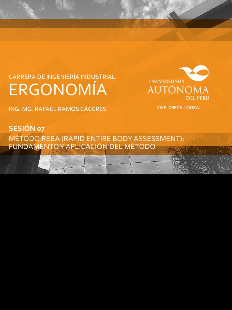 Análisis del método REBA (Rapid Entire Body Assessment) para la ...