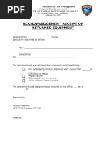 Memorandum Receipt | PDF