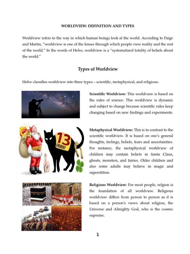 Worldview | PDF