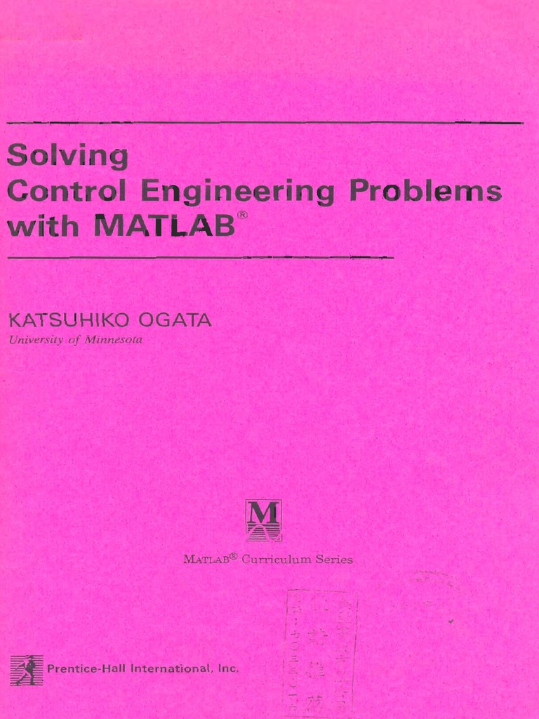 Solving Control Engineering Problems With Matlab PDF | PDF