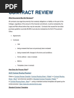 SAMPLE Contract Review Checklist | PDF | Indemnity | Government Information
