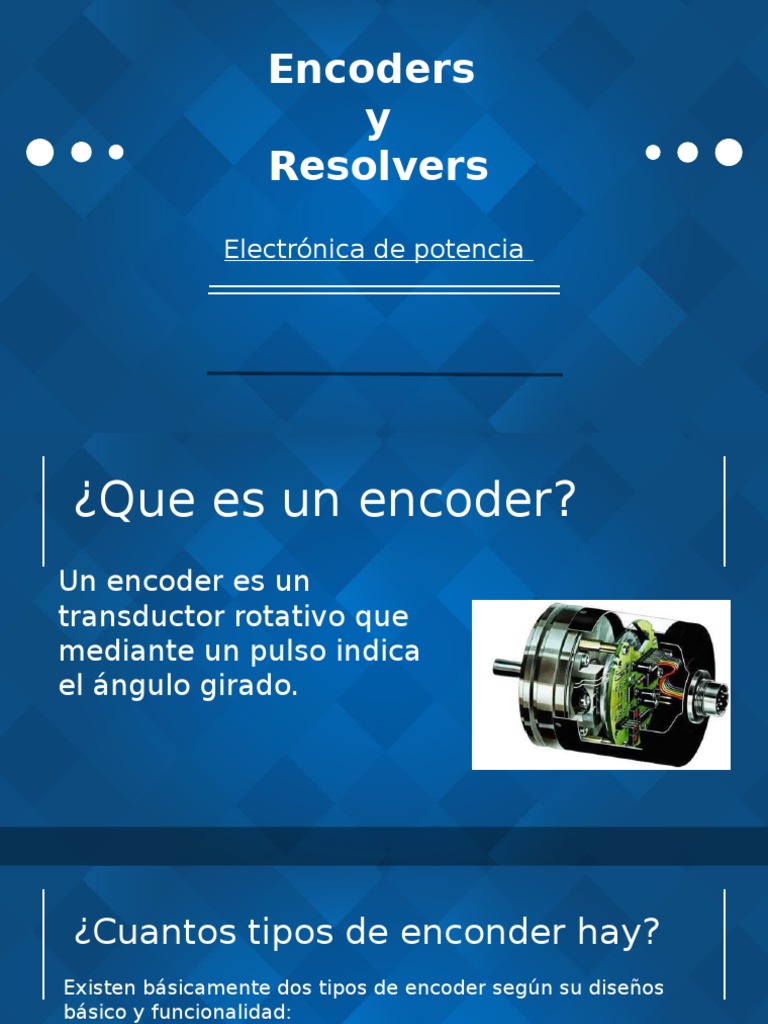 Encoders y Resolvers | PDF | Ingenieria Eléctrica | Electromagnetismo