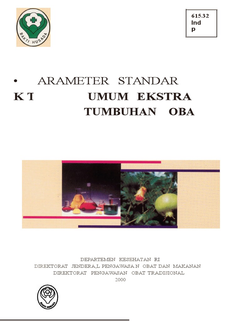 Parameter Standar Umum Ekstrak Tumbuhan Obat | PDF