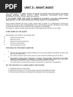 Night Audit Process Overview in OPERA | PDF | Audit | Credit Card
