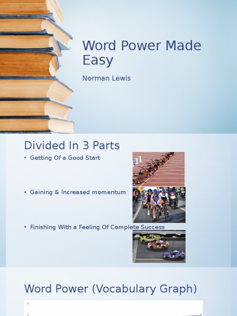 Word Power Made Easy Ppt