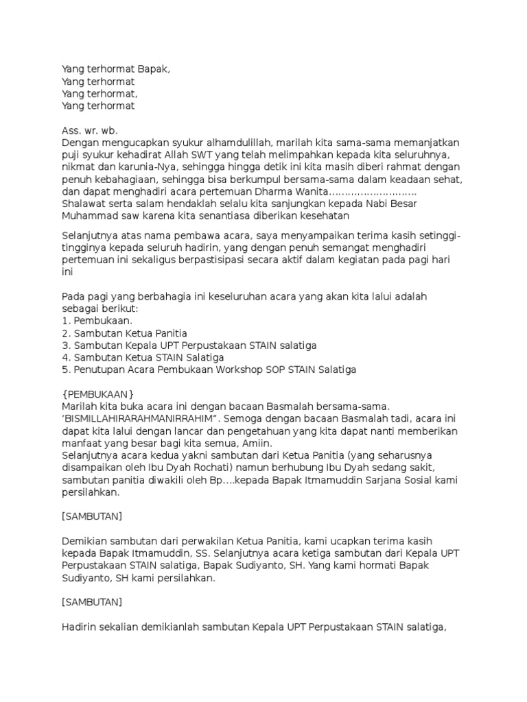 Yang Terhormat Bapak | PDF