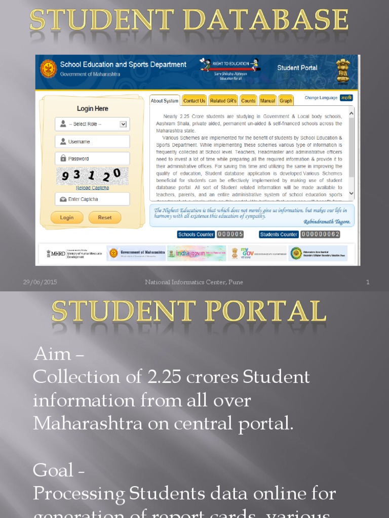 Student Database Presentation | PDF | Microsoft Excel | Websites
