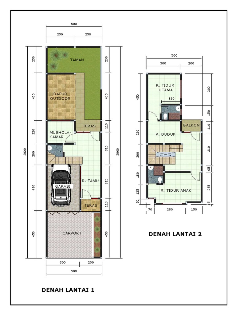 Denah Ibu Lusi | PDF
