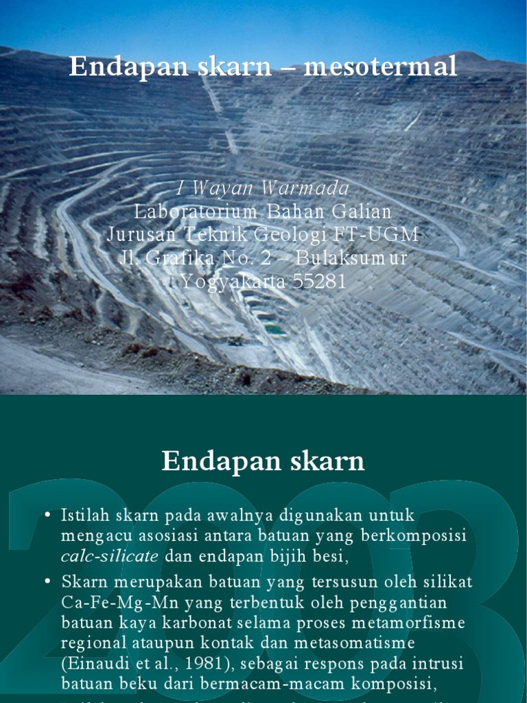 Endapan Skarn-Mesothermal PDF | PDF | Sains & Matematika