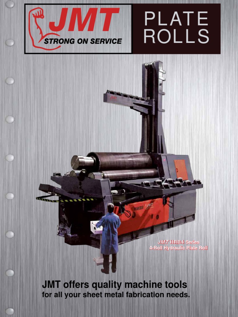JMT Plate Roll Catalog | PDF | Structural Steel | Numerical Control