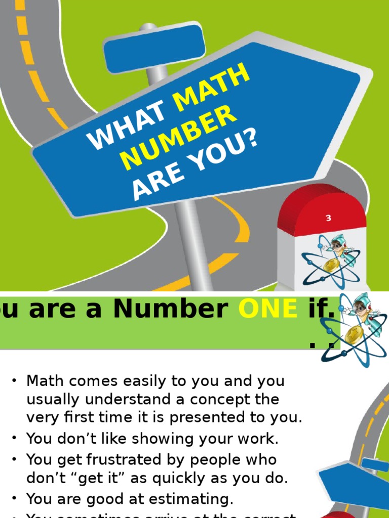 What Math Number Are You | PDF