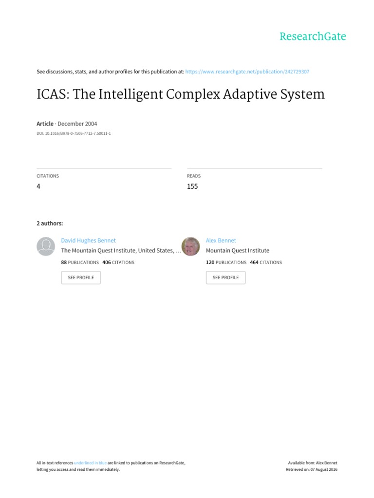 ICAS Model Overview | PDF | Flow (Psychology) | Competence (Human ...