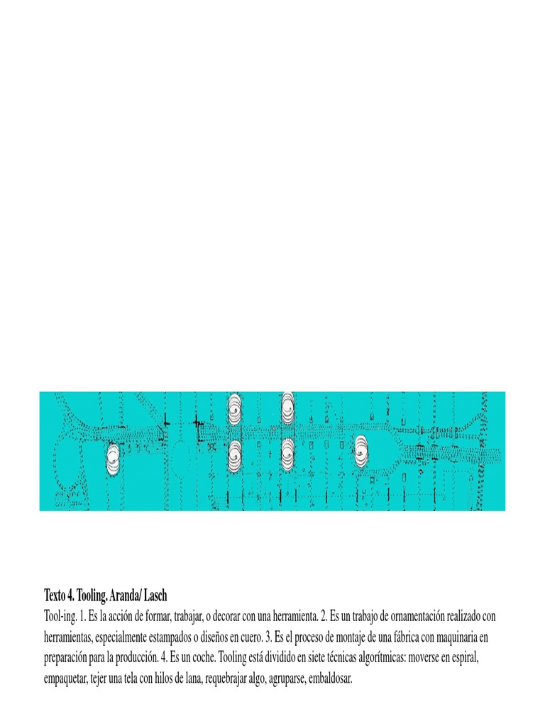 Tooling. Aranda Lasch | PDF | Textiles | El hombre hace Materiales