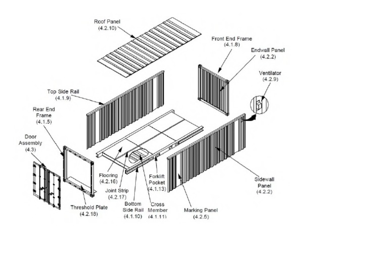 4 2A Typical Shipping-Container Exploded View 0 | PDF