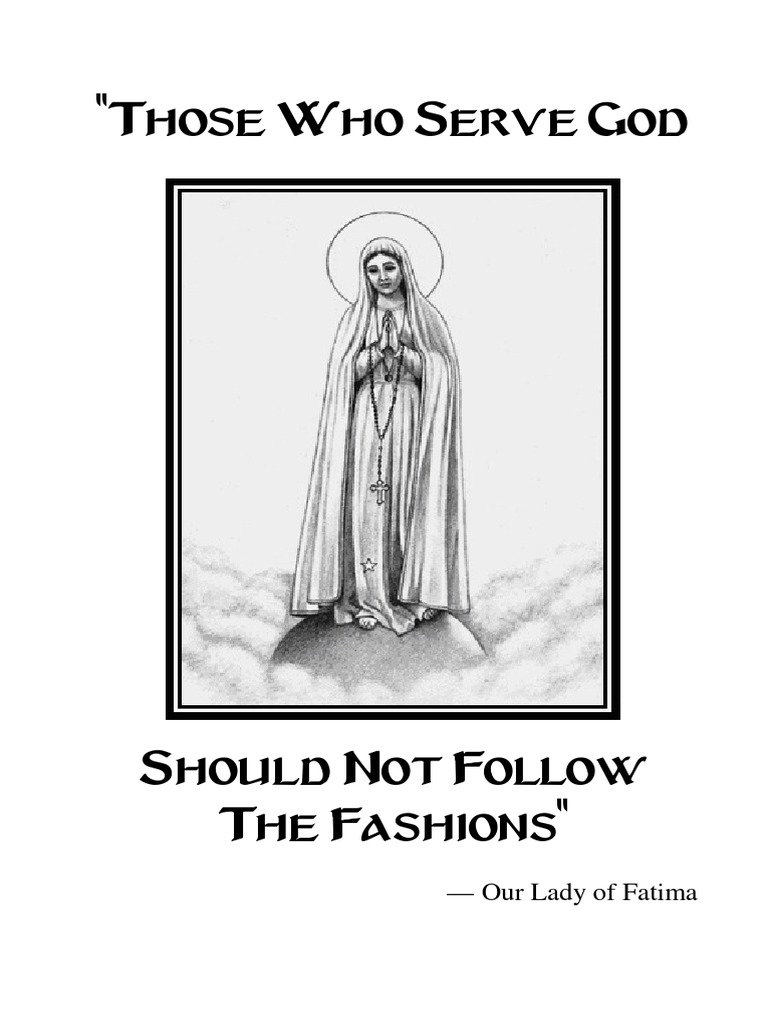 Dress Modest | PDF | Modesty | Catholic Church