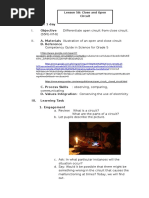 Detailed Lesson Plan Grade 5 Science | PDF | Force | Lesson Plan