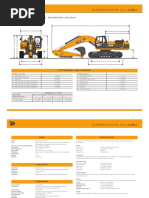 JCB 3DX Specifications Sheet | PDF | Loader (Equipment) | Transmission (Mechanics)