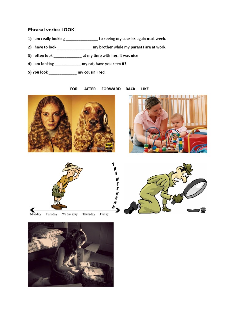 Phrasal Verb Look | PDF
