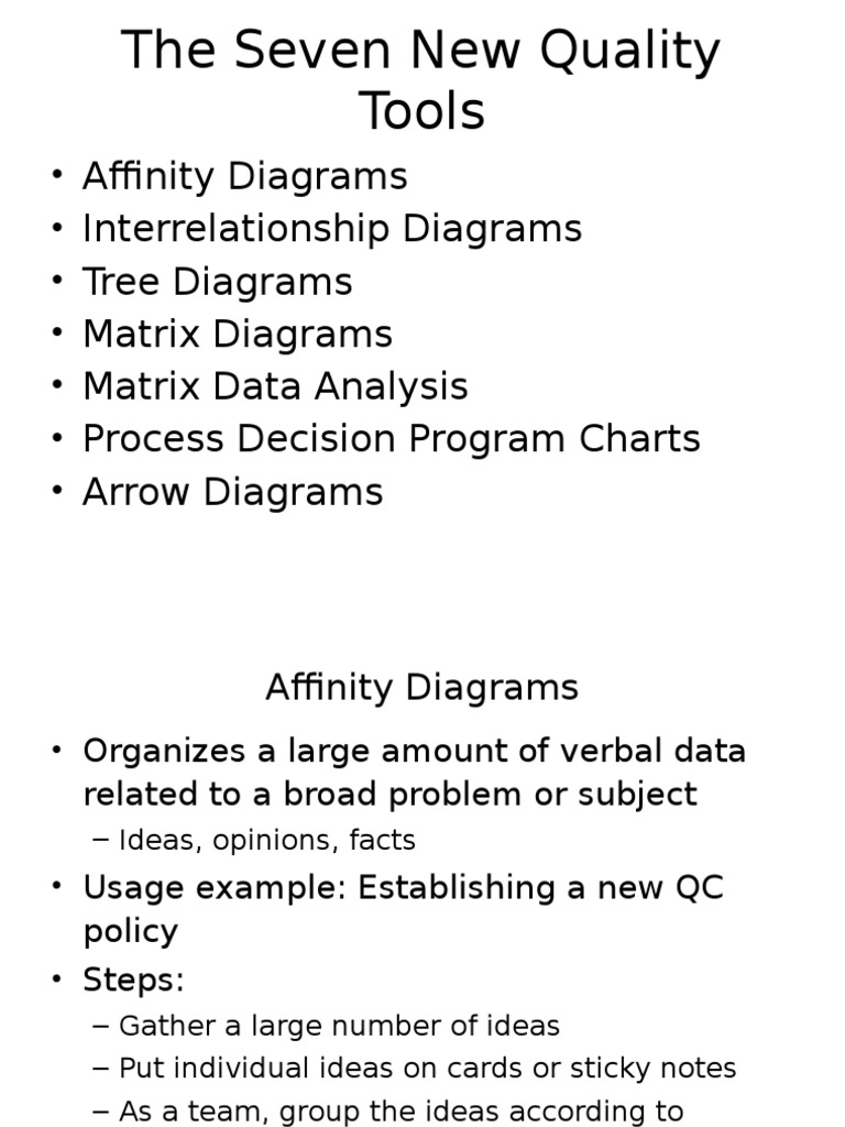 Affinity Diagrams | PDF | Matrix (Mathematics) | Causality