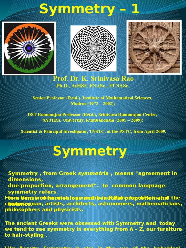 Symmetry - 1 | PDF | Leonardo Da Vinci | Teaching Mathematics
