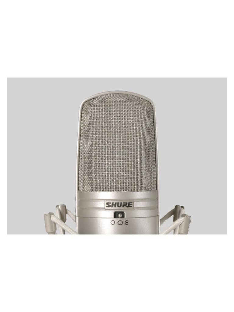 Microfono KSM44 Patron Polar Variable | PDF